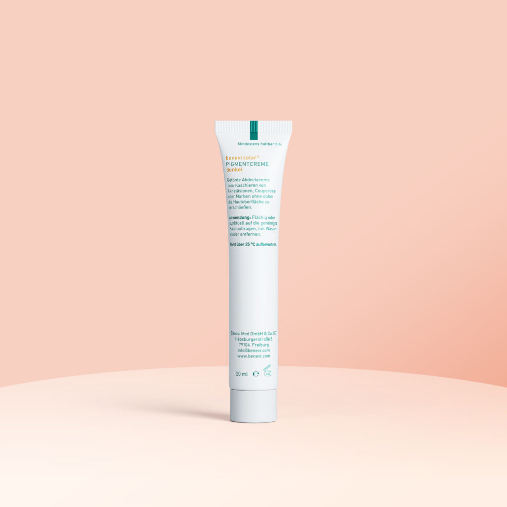 Pigmentcreme | benevi color | Akneläsionen abdecken